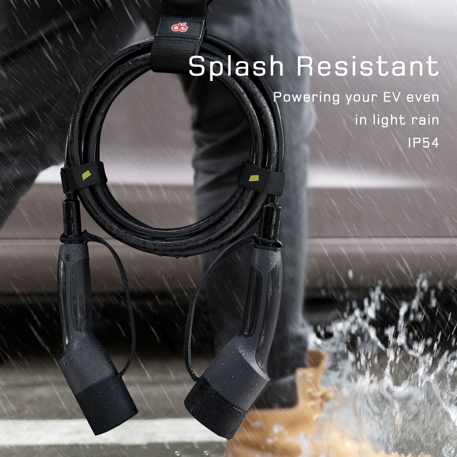 5m Portable Type 2 EV Charging Cable 22kW 32A 3 Phase EV Charger Tesla ...