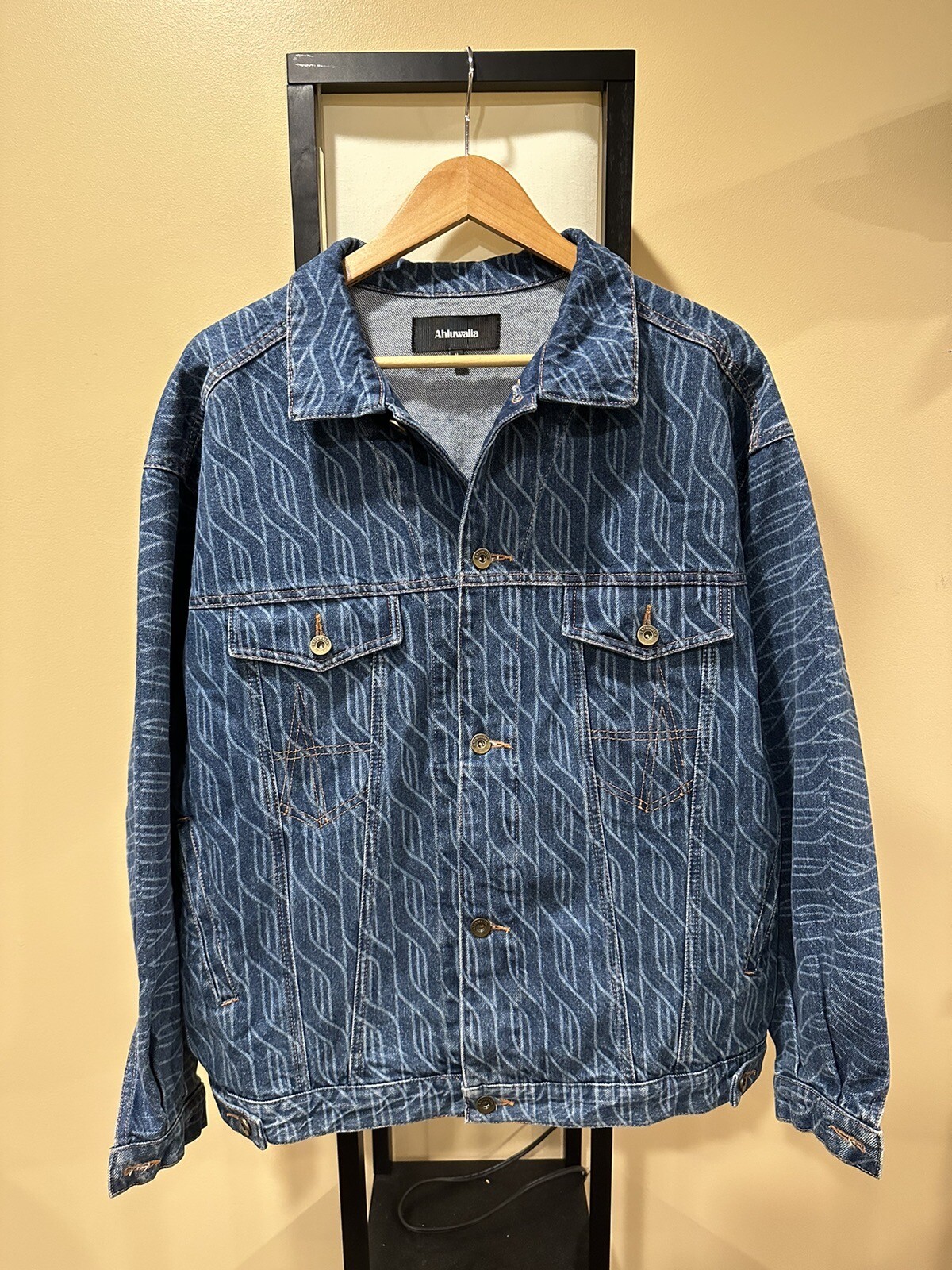 Ahluwalia Signature Laser Denim Jacket - Gem