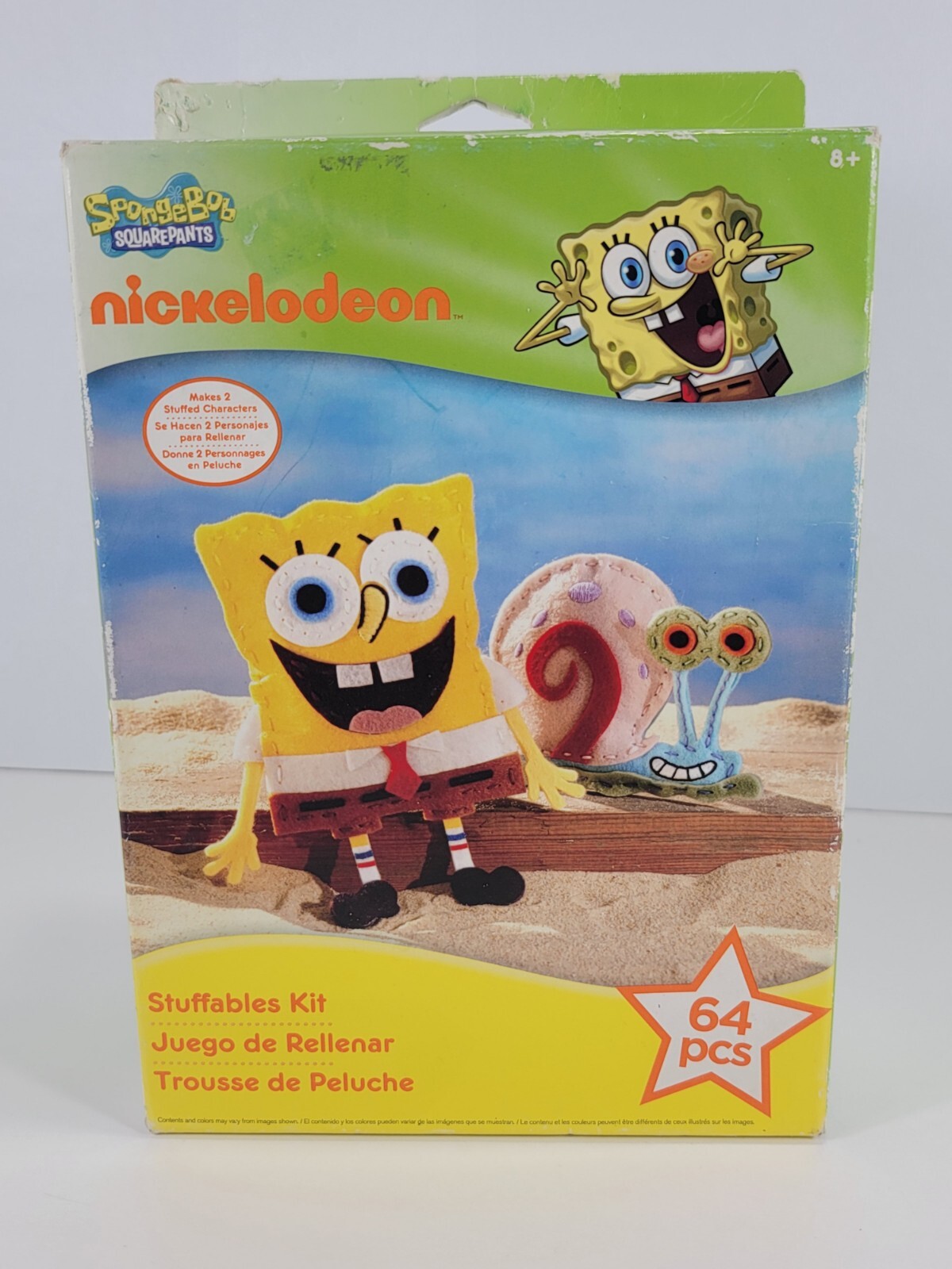 SpongeBob SquarePants + Gary : Stuffables Felt Craft Kit (Viacom, 2010 ...