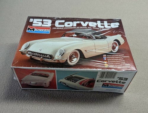 MONOGRAM 1/24 53 CORVETTE MODEL KIT - New - Sealed | eBay