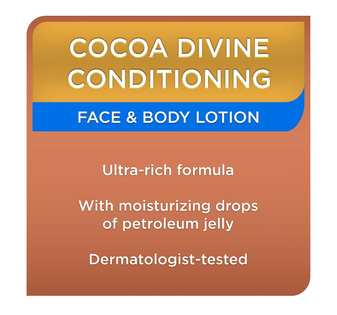 EQUATE BEAUTY COCOA DIVINE CONDTIONING SKIN ULTRA RICH FORMULA LOTION ...