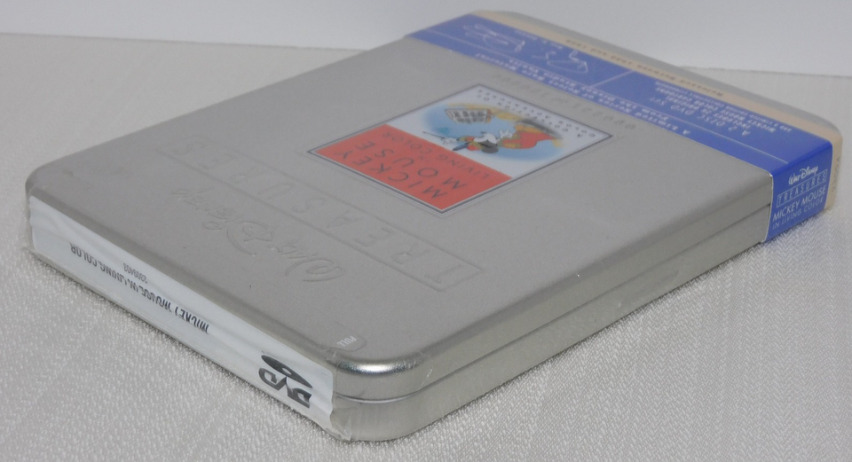 '01 Walt Disney Treasures MICKEY MOUSE IN LIVING COLOR 2-Disc DVD Tin ...