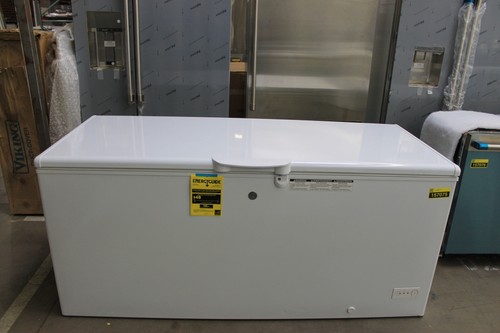 GE FCM22DLWW 74" White 21.7 Cu. Ft. Garage Ready Chest Freezer NOB ...