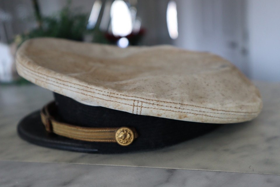 Vintage United States Military Navy Hat Cap (Art Caps New York USNA ...
