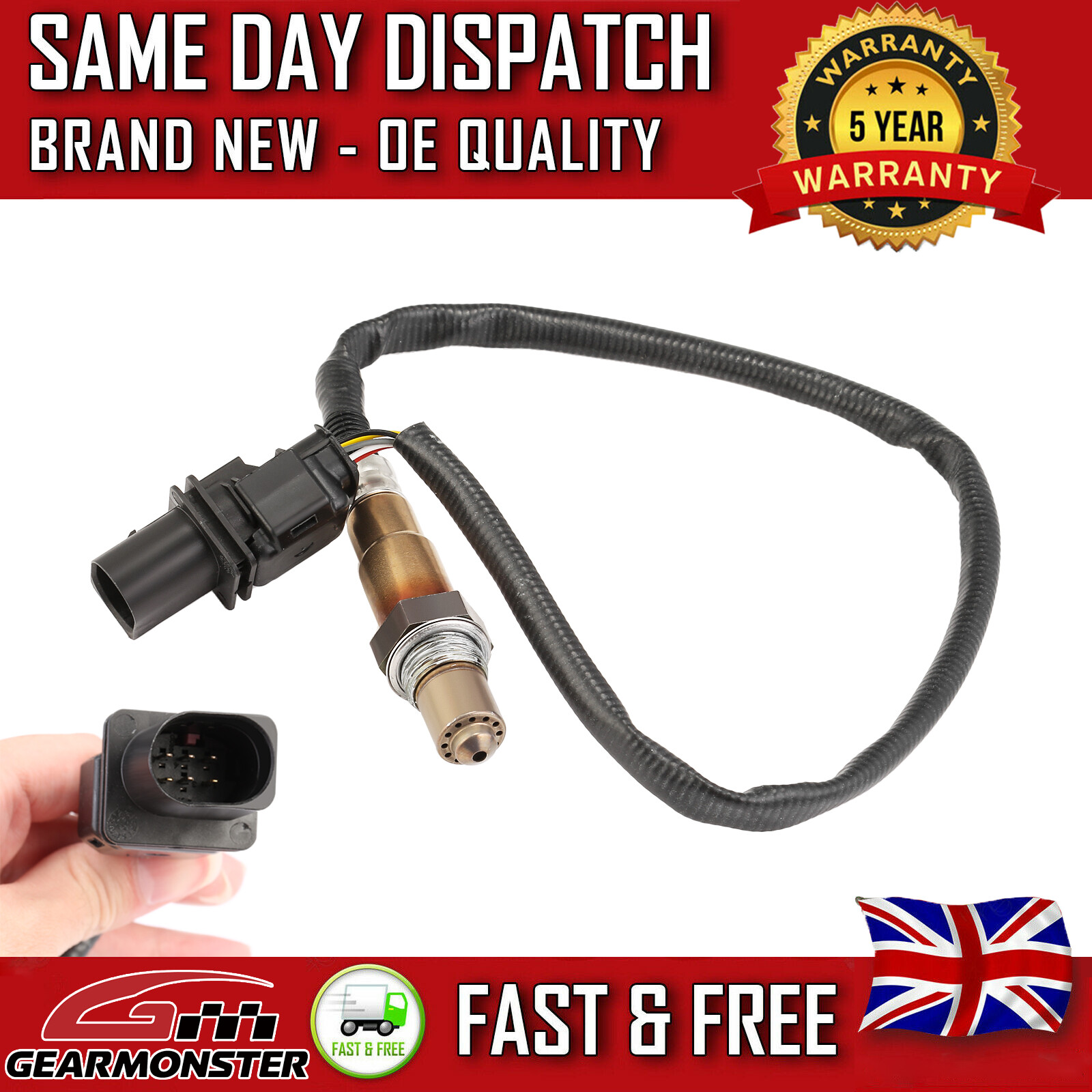 Lambda O2 Oxygen Sensor FIT FOR CITROEN PEUGEOT FORD VOLVO 1.6 2.0 2.2 ...