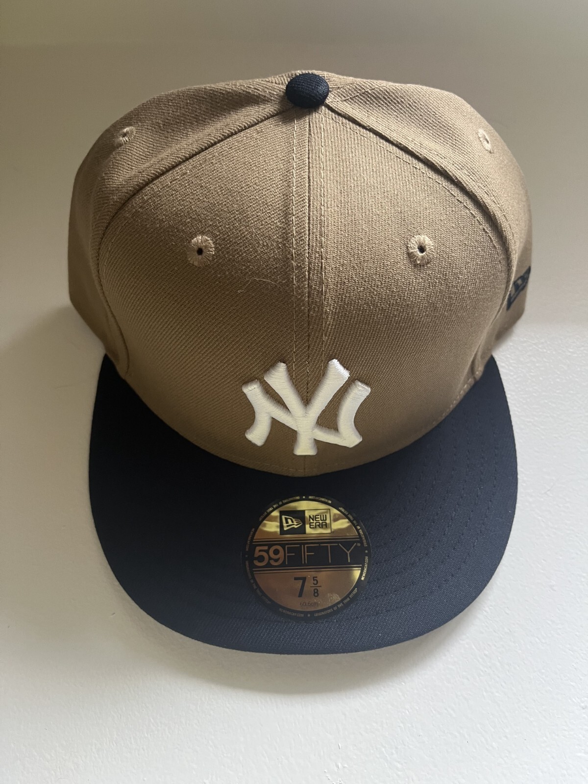 New York Yankees MLB Re-Dub 59FIFTY Khaki Hat (NEW) | eBay