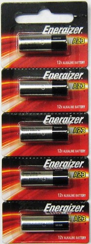 A23 Energizer 23A 23AE 21/23 GP23 23GA MN21 12 Volt 12v 5 Batteries ...