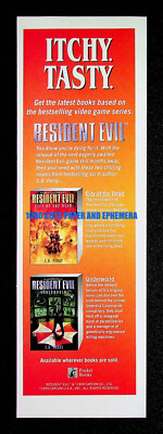 Resident Evil Pocket Books 1999 Trade Print Magazine Ad Poster ADVERT ...