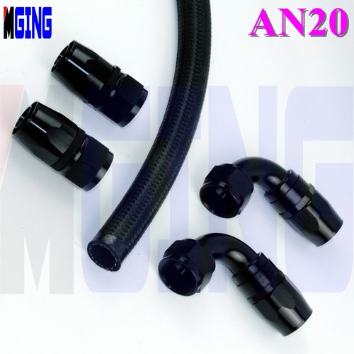 20an an20 20 OIL LINE 0 90 ELBOW DEGREE FITTING ADAPTER BRAIDED HOSE ...