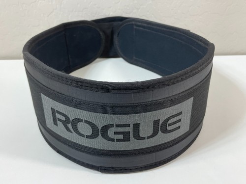Rogue Nylon Weight Lifting Belt Back Brace Support Adult Size L Made In ...