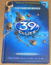 Maze of Bones (the 39 Clues, Book 1) by Rick Riordan (2008, Hardcover ...
