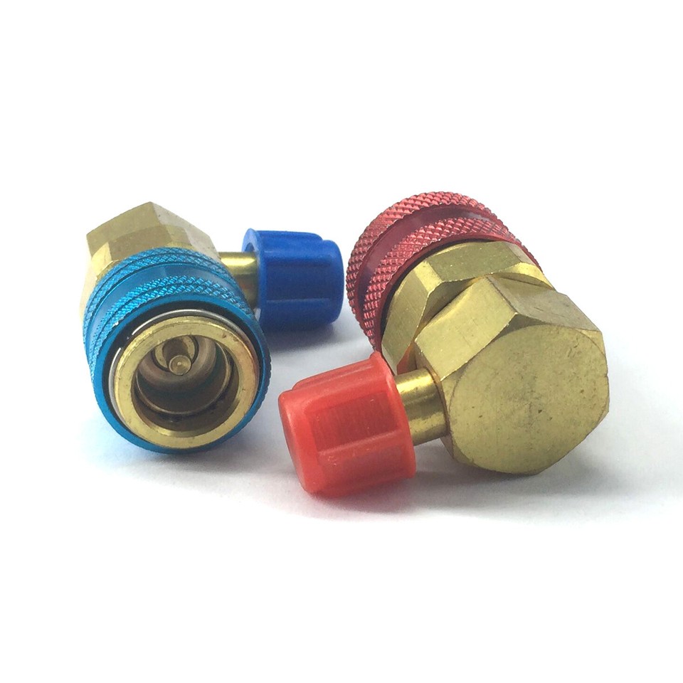 AC R134a QC-15LH Quick Connector Adapter Coupler car Auto Air ...