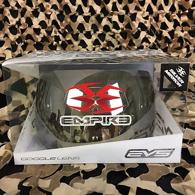 NEW Empire EVS Mask Dual Pane Anti-Fog Thermal LENS - Silver Chrome ...