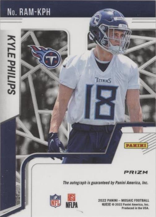 2022 Panini Mosaic Kyle Philips #RAM-KPH for sale | eBay