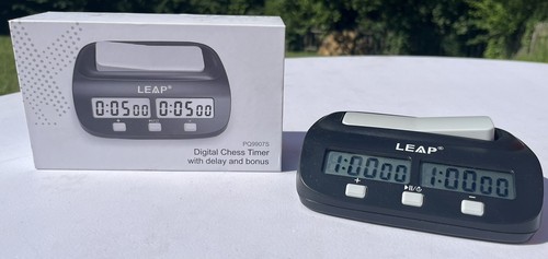 Leap Digital Chess Timer with Delay and Bonus - Excellent Condition! ♟️ ...