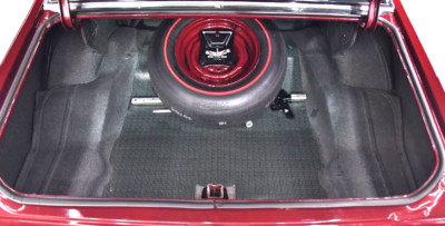 1968-72 CHEVROLET NOVA SS CHEVY II VINYL TRUNK MAT AQUA/BLK HERRINGBONE ...