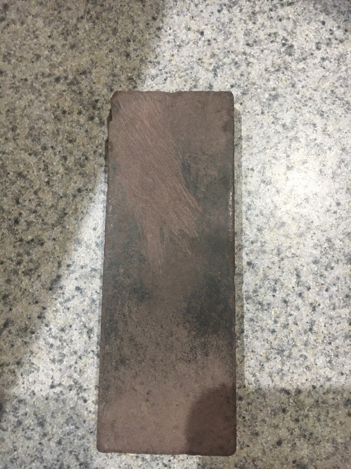 RARE "BARBERS RAZOR HONE" Marked On Stone STRAIGHT RAZOR SHARPENING ...