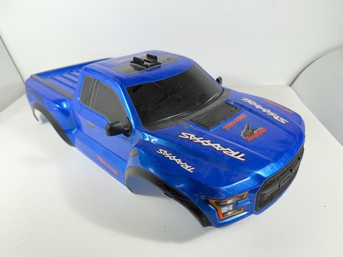 Used Traxxas 1/10 Slash 2WD Blue 2wd Clip Vers. Ford Raptor Body | eBay