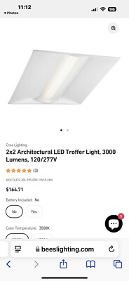 Cree 2x2 Architectural LED Troffer Ceiling Light | eBay