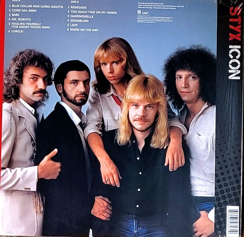 STYX - ICON - TRANSLUCENT ORANGE VINYL LP " NEW, SEALED " | eBay