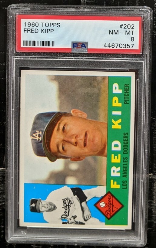 1960+Topps+-+%23202+Fred+Kipp for sale online | eBay