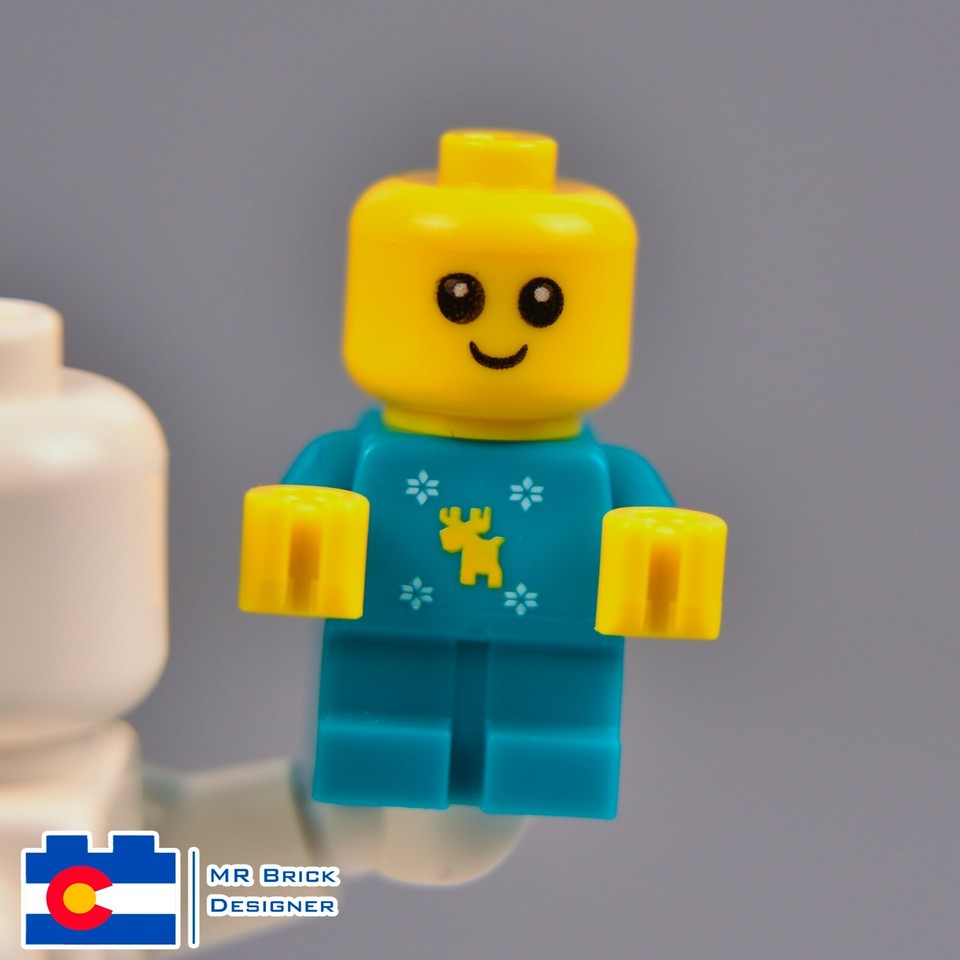 Lego Baby Minifigures Child Carrier Infant Minifigure Bottle Mom Dad ...