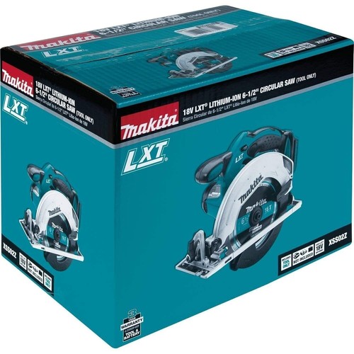 New Makita XSS02Z 18V LXT Lithium-Ion Cordless 6-1/2" Circular Saw ...