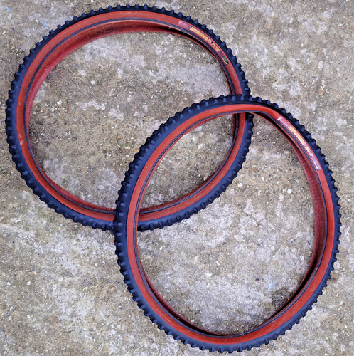 IRC Mudmad DH 26" x 2.25 Mountain bike Tyres Tires red wall folding ...
