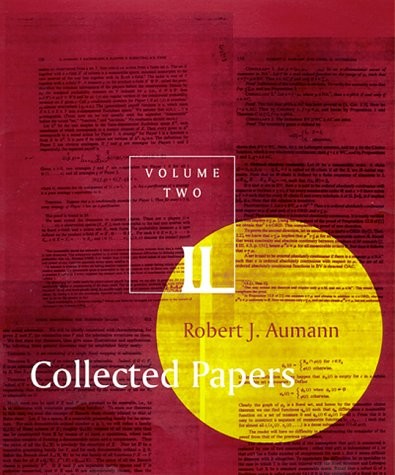 COLLECTED PAPERS, VOL. 2 By Robert J. Aumann - Hardcover *Excellent Condition* 9780262011556| eBay