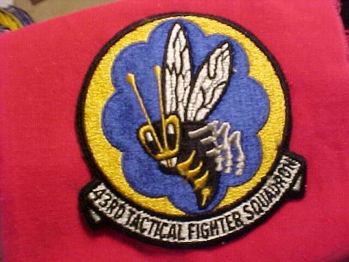 ORIGINAL VINTAGE USAF 43RD TACTICAL FIGHTER SQUADRON FLIGHT JACKET PATCH | eBay