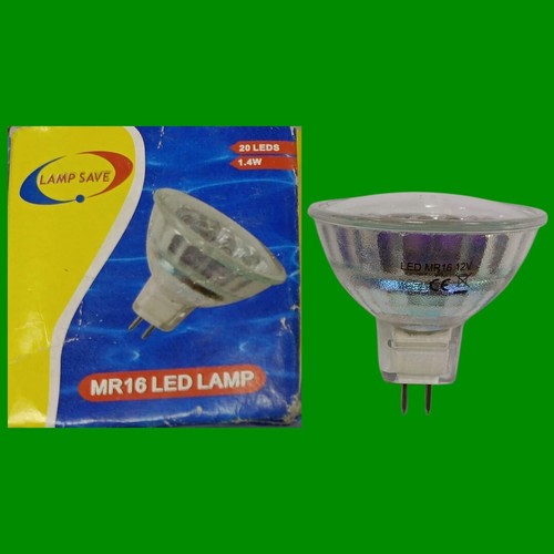 3x 1.4W LED MR16 12V GU5.3 2 pin 50000hrs 35lm Reflector Spot Light ...