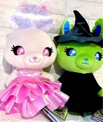 Wicked witch Elphaba & Glinda ANIMAL COORDY L Plush Doll 35cm set of 2 ...