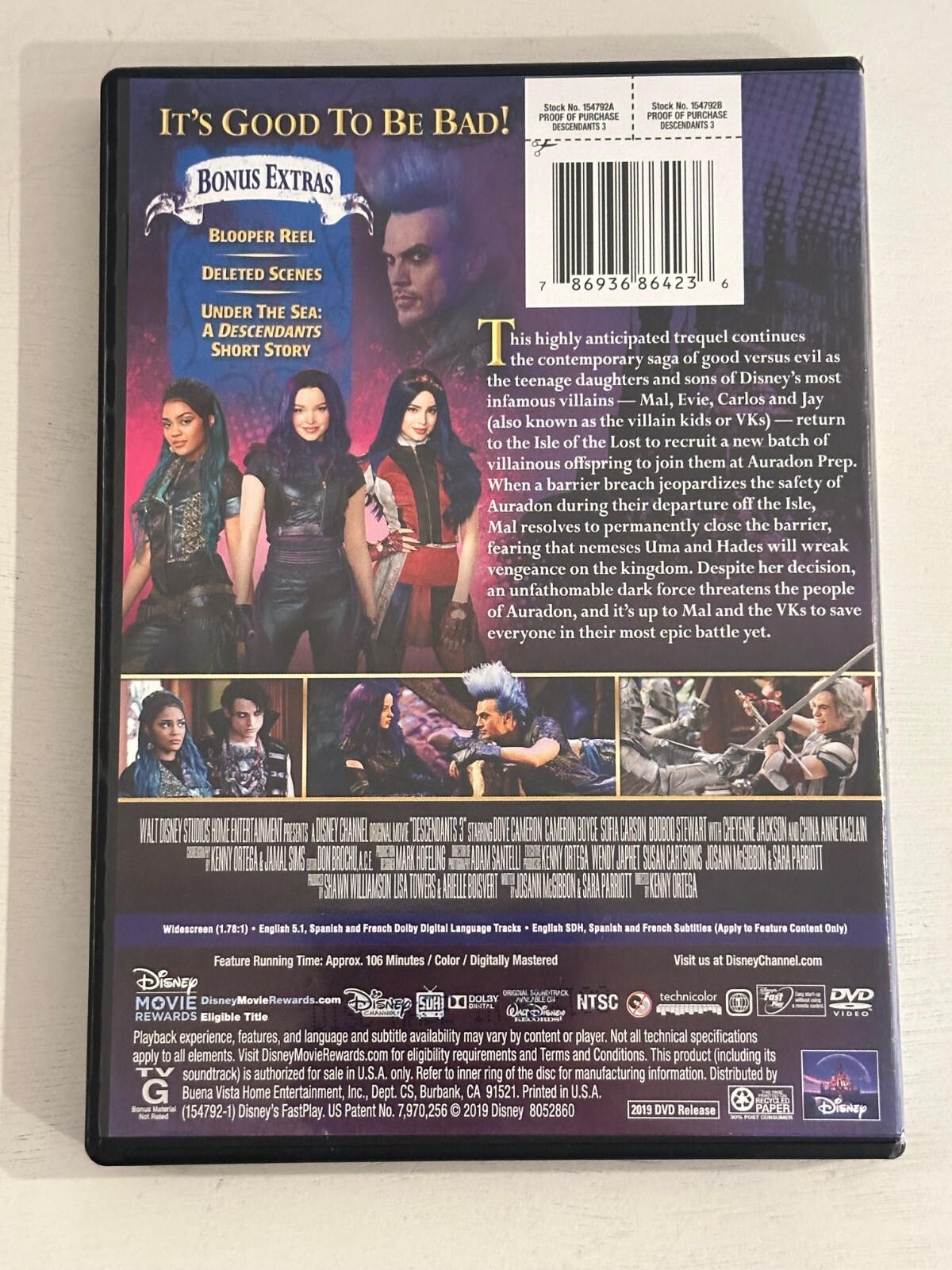 Descendants 3 (DVD, 2019) Tested 786936864236| eBay
