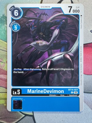 MarineDevimon Nonfoil/Regular Digimon TCG GD176 | eBay