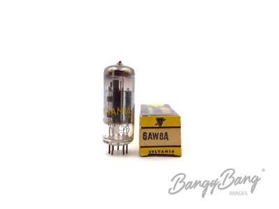 Vintage Sylvania 6AW8A Western 349a preamp Triode Pentode Audio Vacuum ...