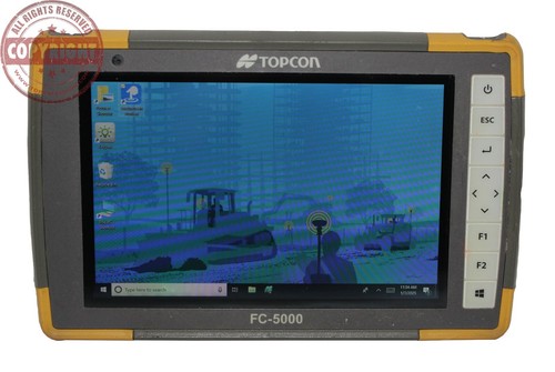 TOPCON FC-5000 DATA COLLECTOR TABLET FOR SURVEYING MAGNET, POCKET 3D ...