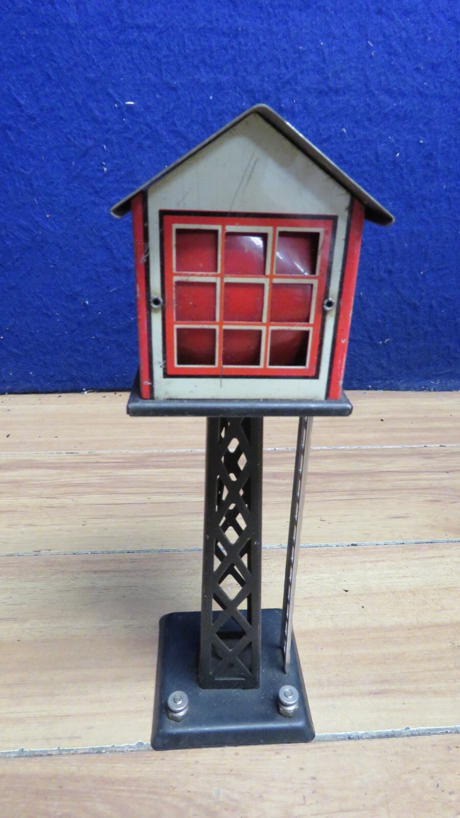 Marx O-Scale Lighted 413 Switch Switchman Yard Tower Tin Litho # 2 ...