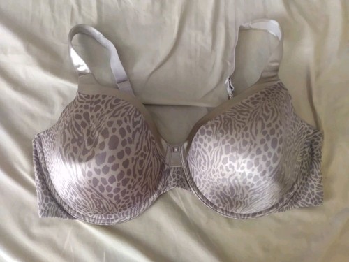 Vanity Fair Satin Beige Spotted Look Underwire 42DD Size Bra Pre-owned ...