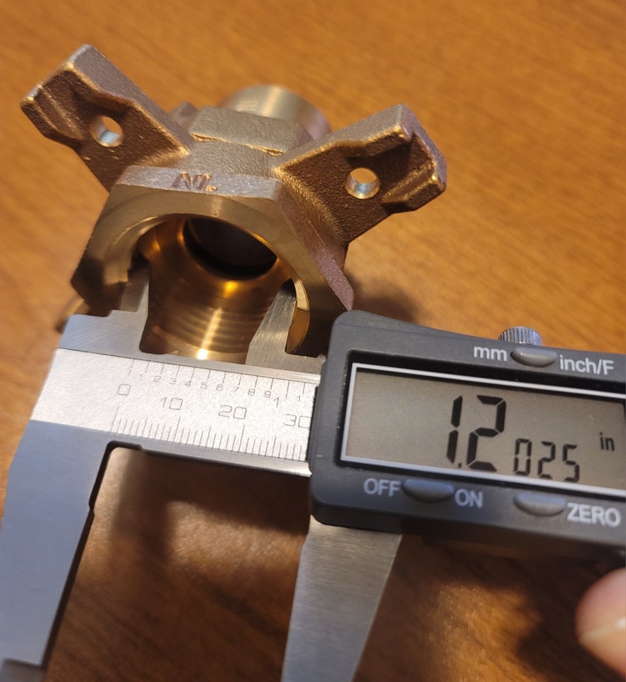 Water Meter Yoke Expansion Connection for 5/8" x 3/4" or 3/4" Meter, | eBay