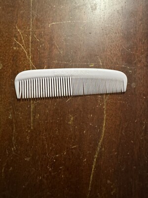 Vintage Goody Pocket Comb White 5" Made in USA 80s plastic Unbreakable ...