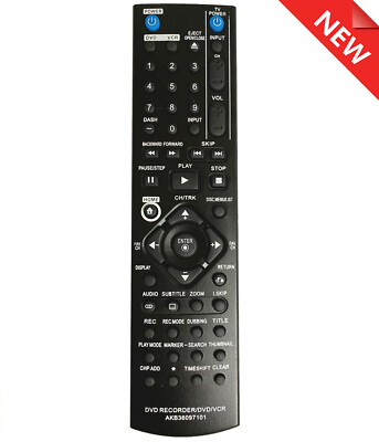 New AKB36097101 For LG DVD VCR Recorder Remote Control RC797T RC397HM ...