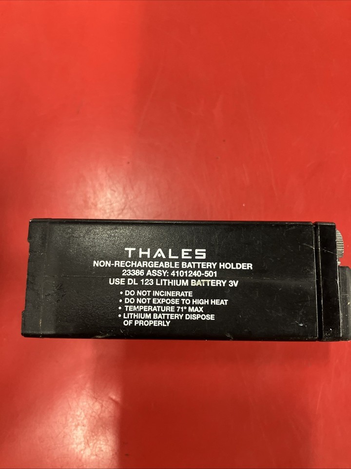 Thales Non-Rechargeable MBITR Battery Holder AN/PRC-148 | eBay