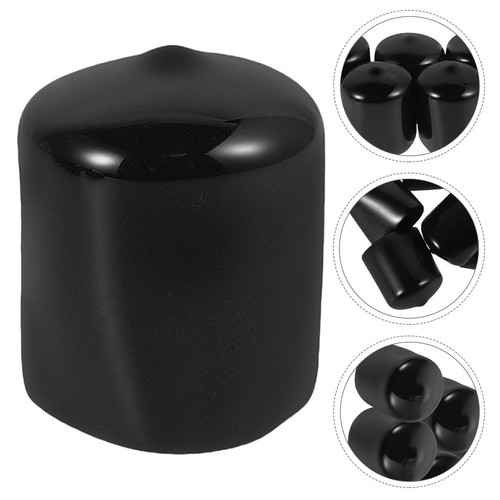 100 Pcs Nut Screw Knob Cap Thread Protector Caps Plastic End for Screws ...