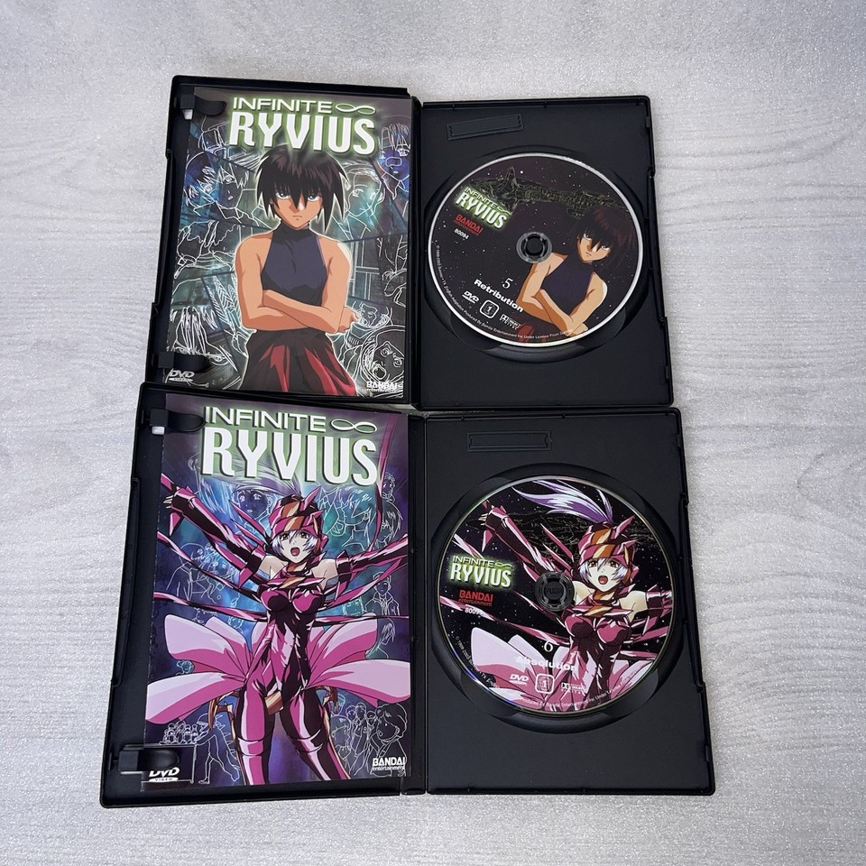 Infinite Ryvius Complete Collection (DVD, 2003, 6-Disc) w/ Pencil Boards | eBay