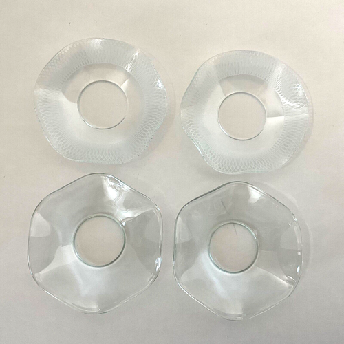 Crystal Candle BOBECHES Candle Drip Collar Rings for Taper Candles Qty ...