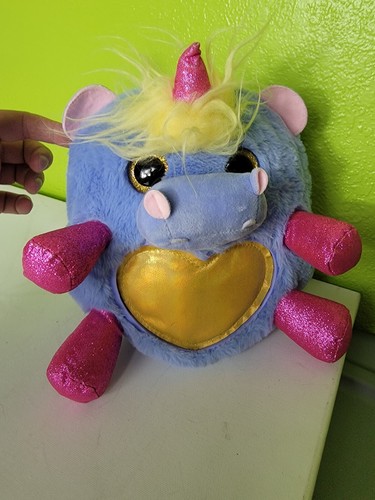 Zuru Rainbocorns Fairycorn Hippocorn Hippo Plush No Hair Clip 10" T10 ...