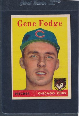 1958 Topps #449 Gene Fodge Cubs EX/MT 58T449-82615-1 | eBay