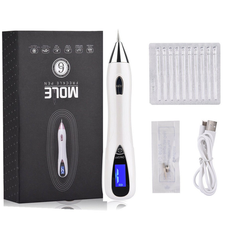 Electric Laser Skin Tag Freckle Wart Dot Mole Remove Pen DarkSpot ...