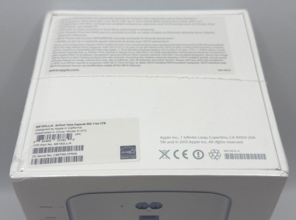 Apple AirPort Time Capsule 3TB External Hard Drive A1470 Factory Sealed ...