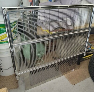 Pierce Fire Engine Front radiator chrome Grill | eBay